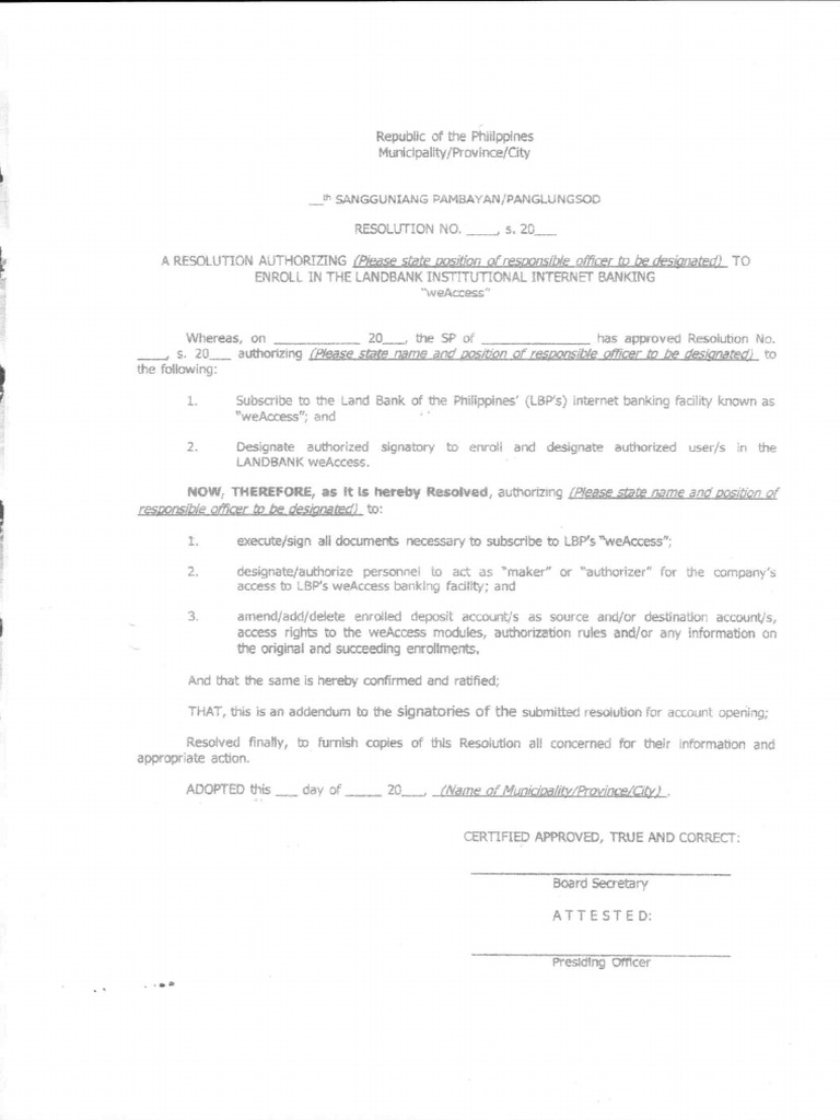 Weaccess Resolution | PDF