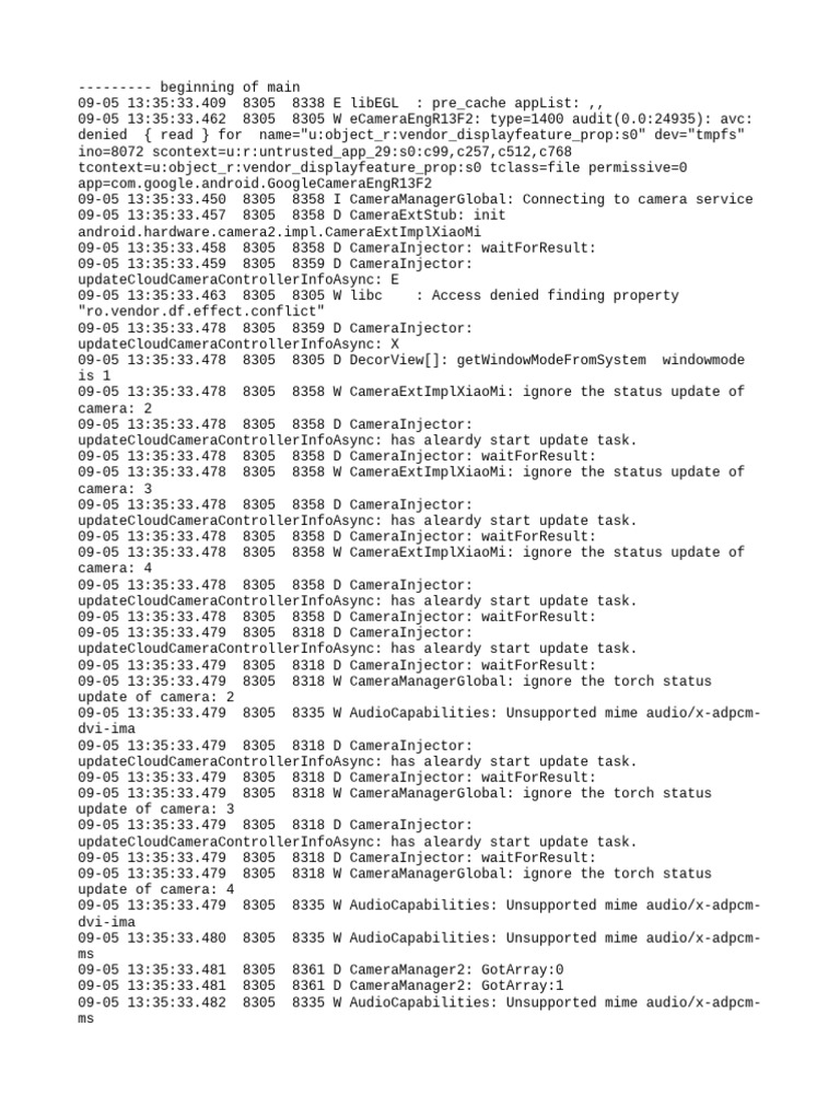 Log Cat 1725532533393 | PDF