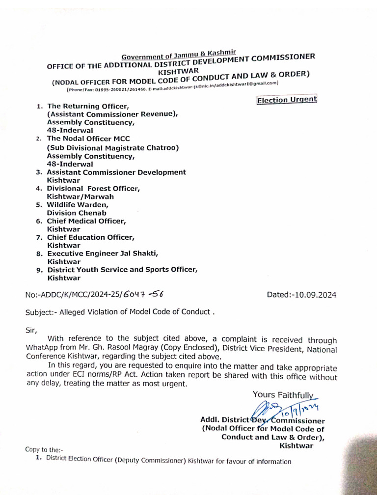 Alleged Violation | PDF
