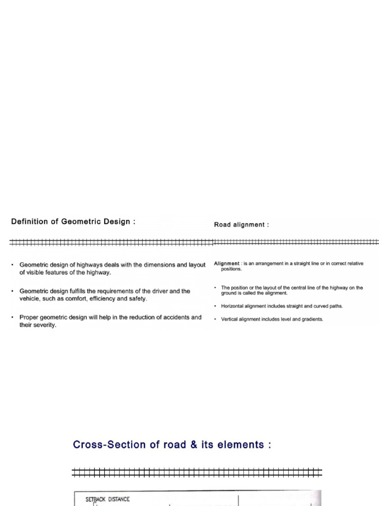 Geometric Design | PDF | Road Surface | Business