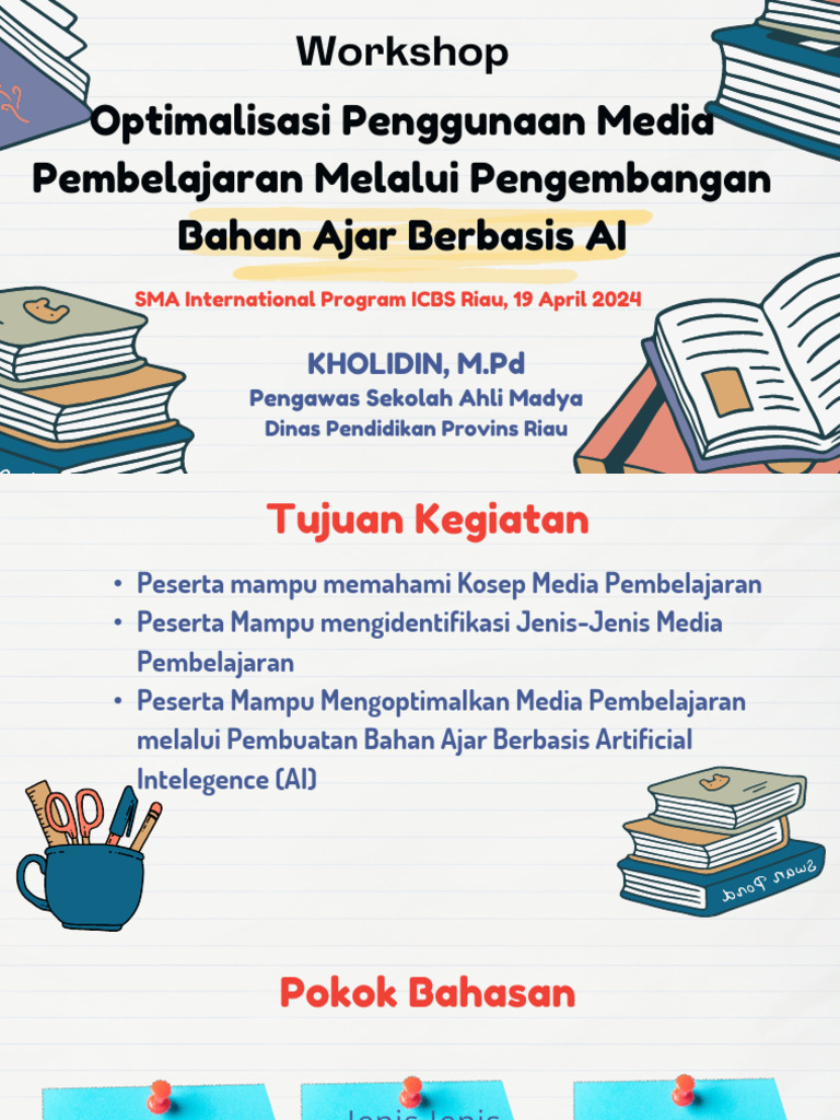 Optimalisasi Media Pembelajaran ICBS Riau | PDF