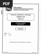 Physical Science Grade 10 November 2024 P1 QP | PDF | Electromagnetic ...