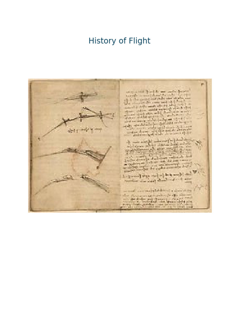 History of Flight | PDF