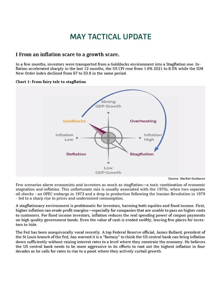 May Tactical Update 1651676223 | PDF | Inflation | Recession