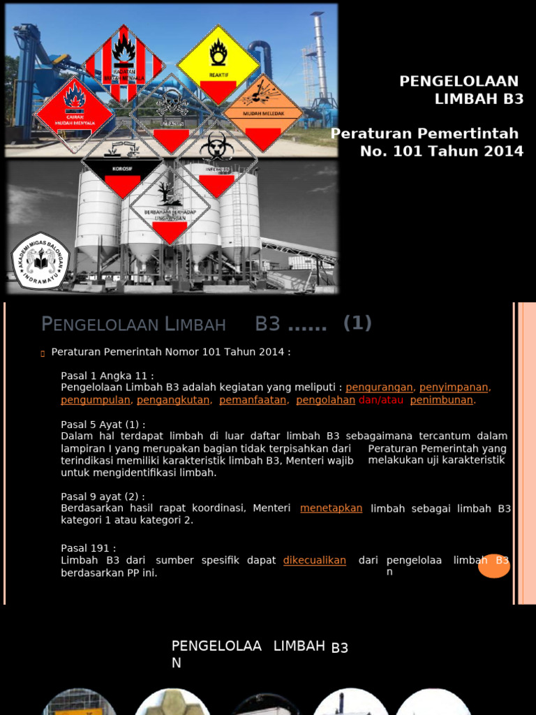 08 Pengelolaan Limbah B3 | PDF