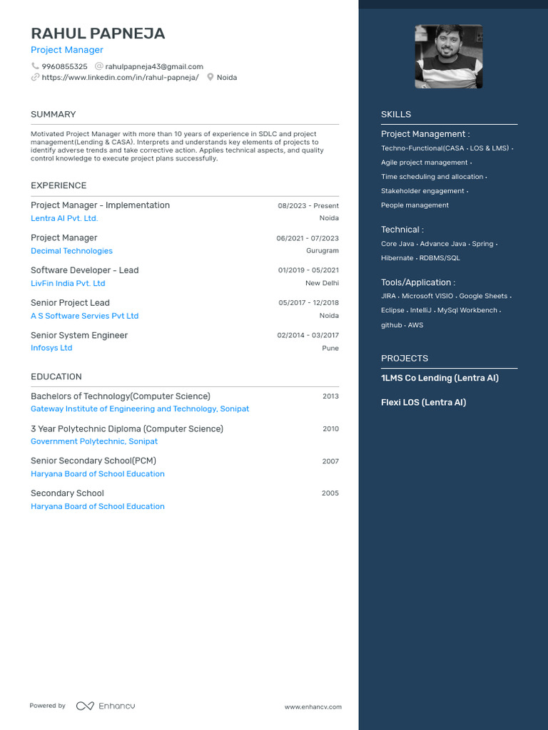 Rahul Papneja Resume | PDF