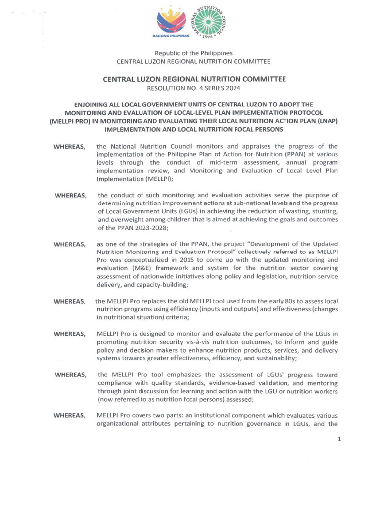 RNC Resolution No 4 2024 | PDF