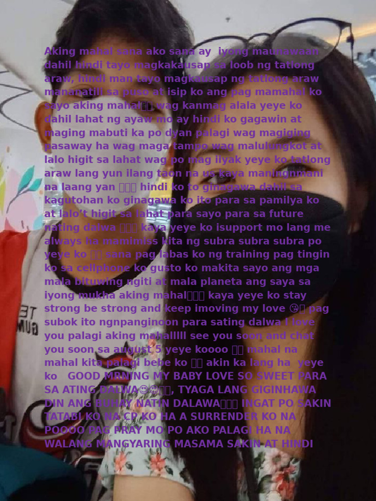 Long Message para Sa Bebe Ko | PDF