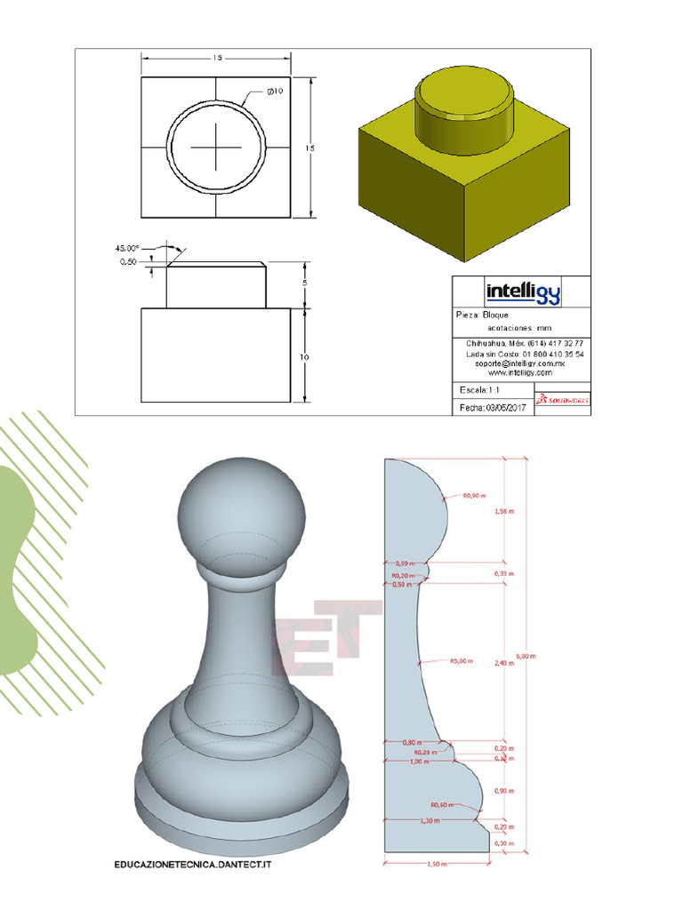 Piezas para SolidWorks | PDF