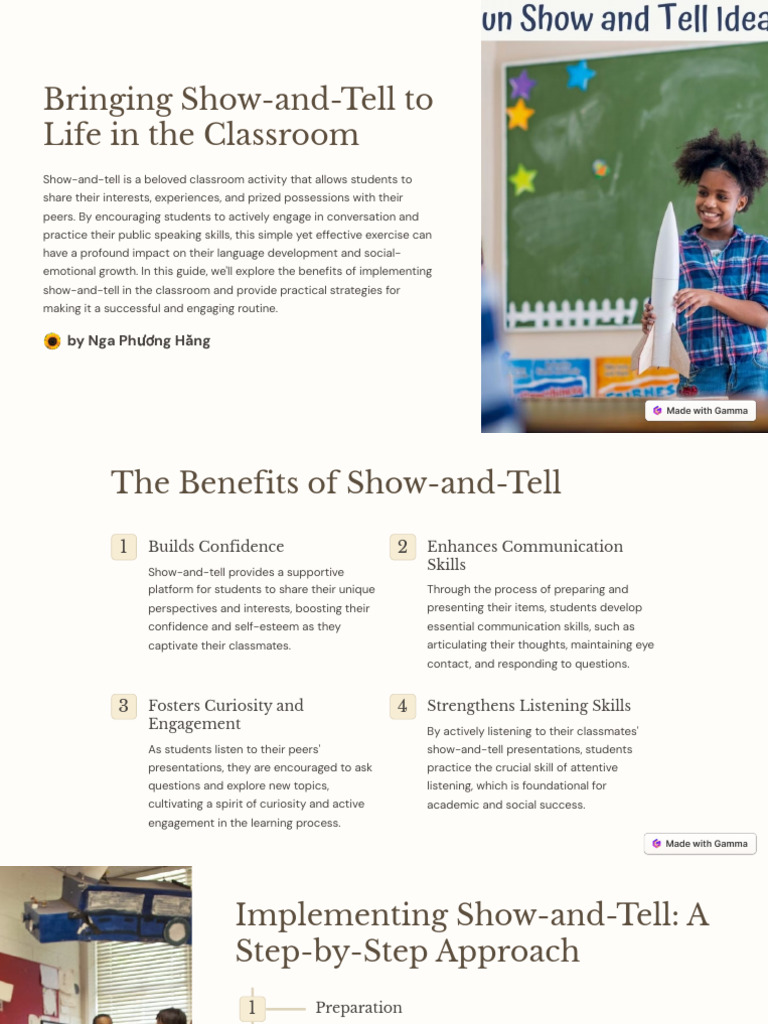 Show and Tell | PDF