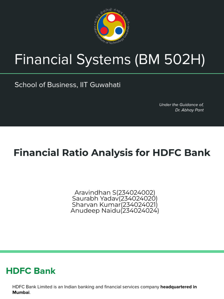 Financial System (BM 502H) | PDF