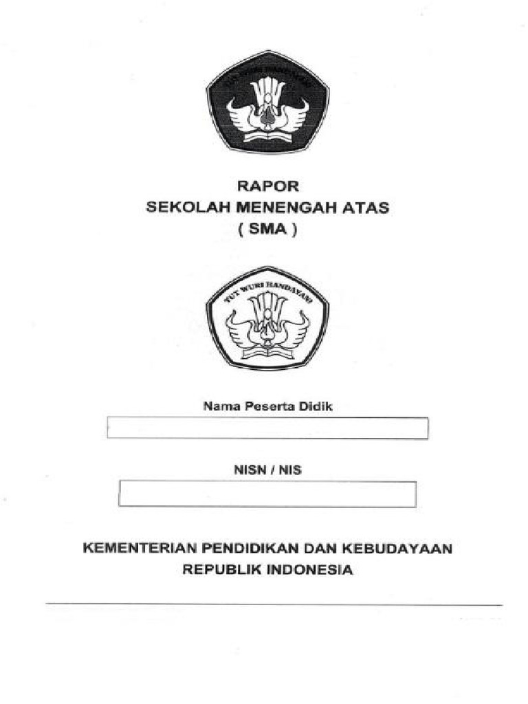 10. Rapor SMA | PDF