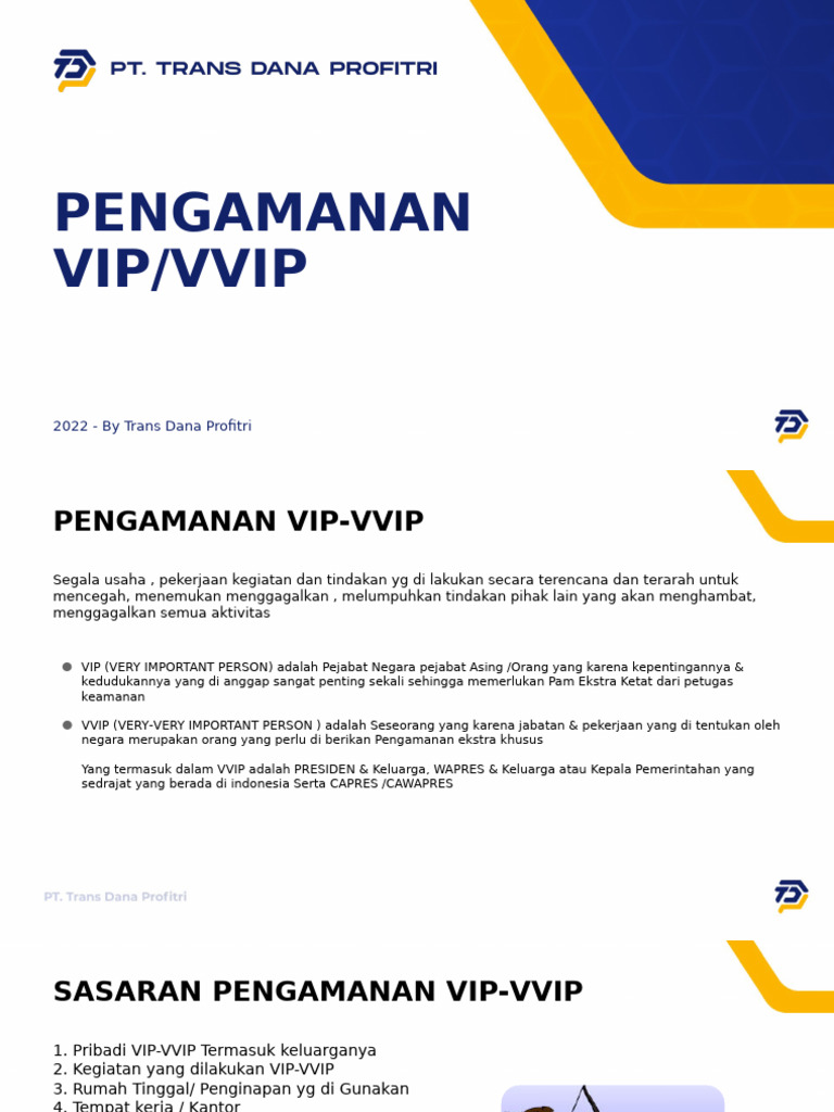Pengamanan Vip-Vvip | PDF