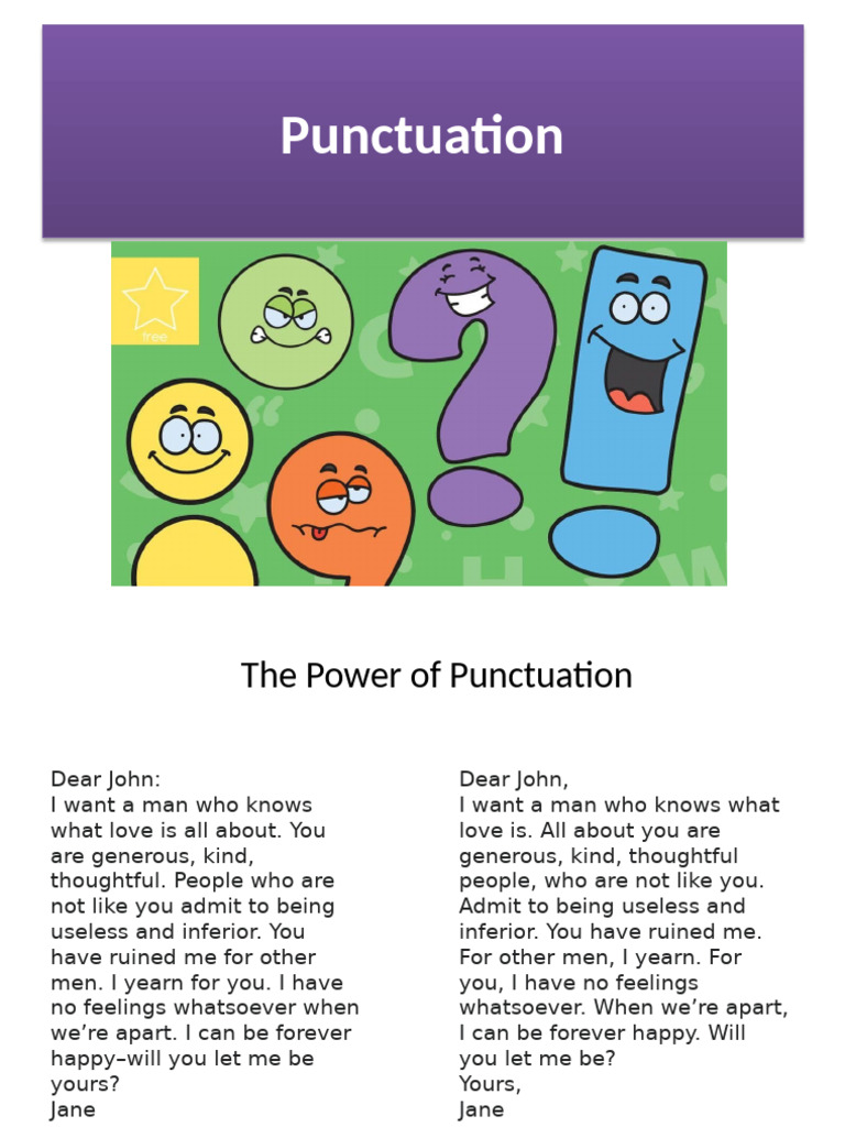 Punctuation | PDF