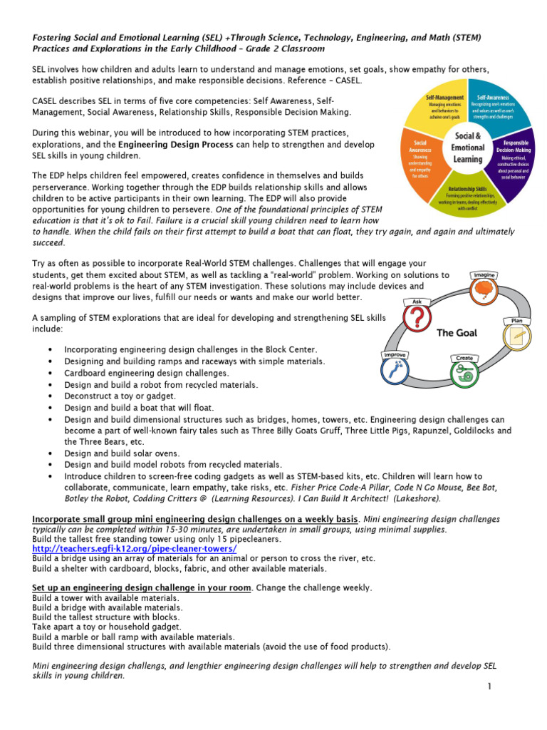 Fostering Social Emotional Skills Through STEM Practices and ...