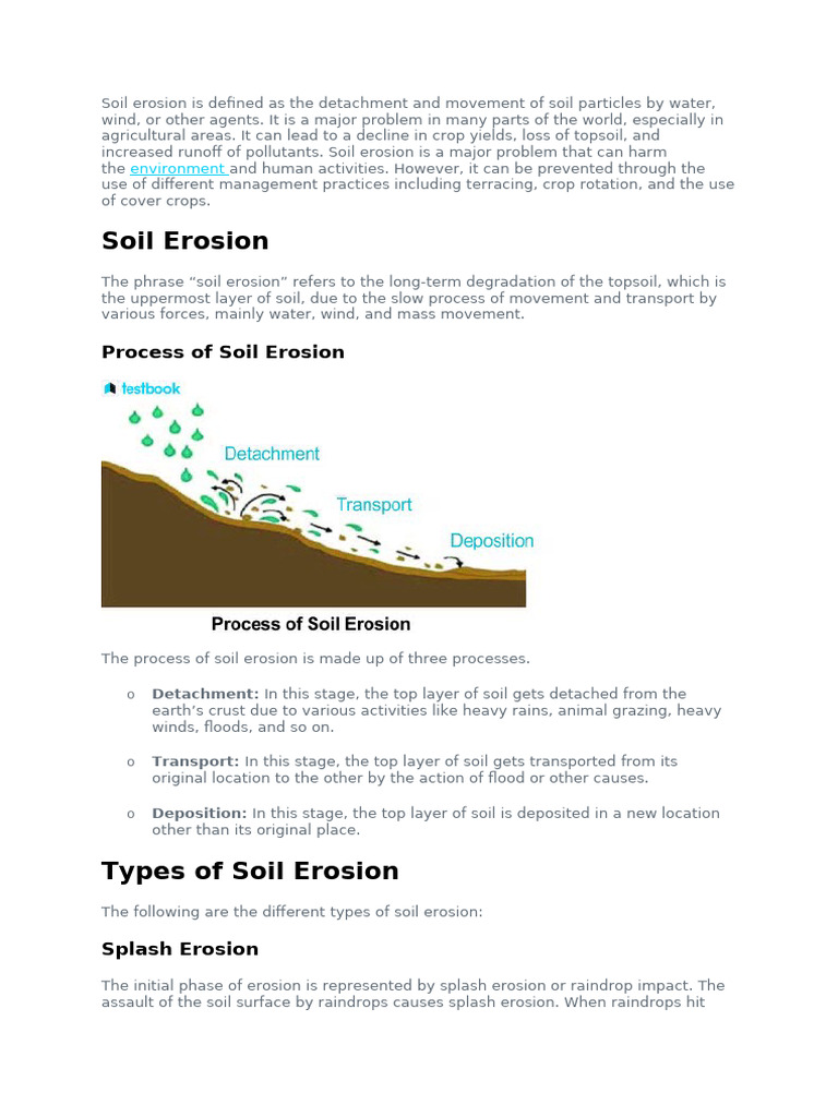 Soil Erosion | PDF