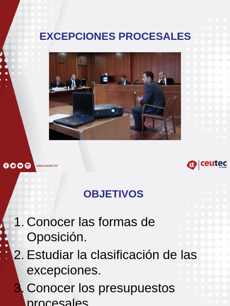 Excepciones Procesales | PDF