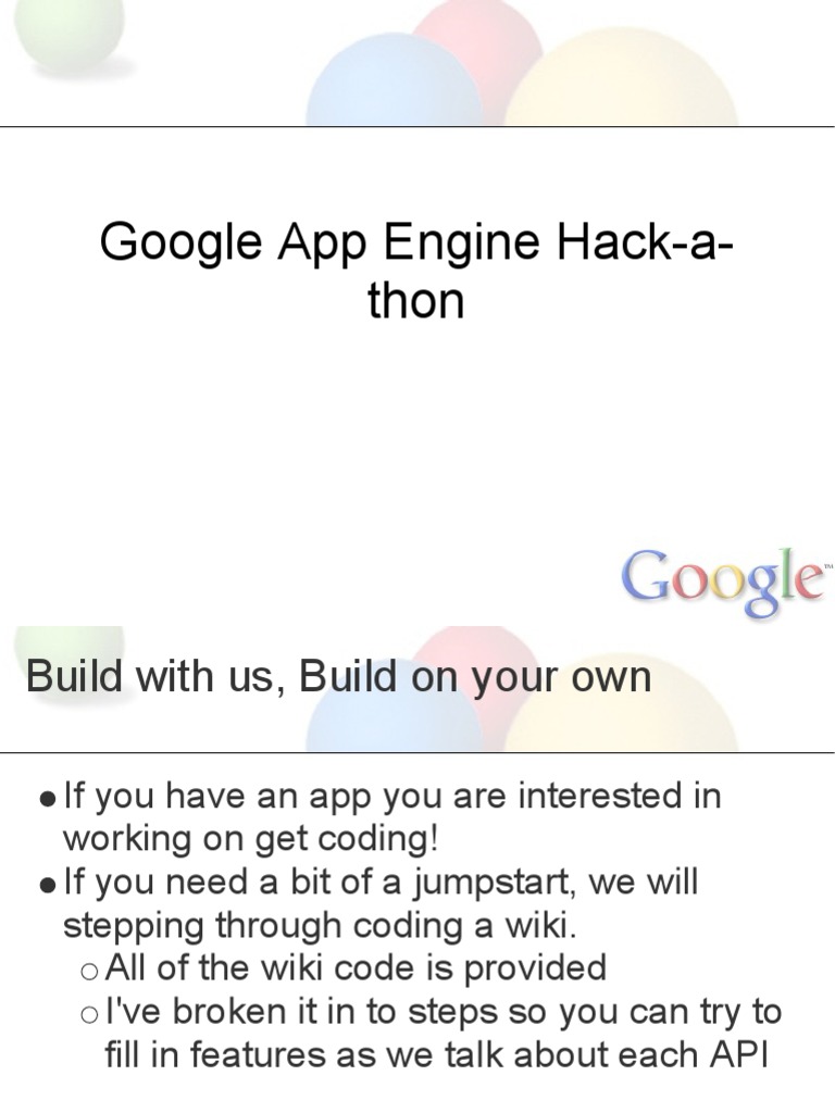 Google App Engine Wiki Development Guide | PDF | Hypertext Transfer ...