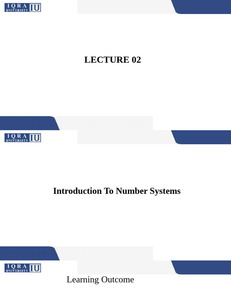Lecture 02 | PDF