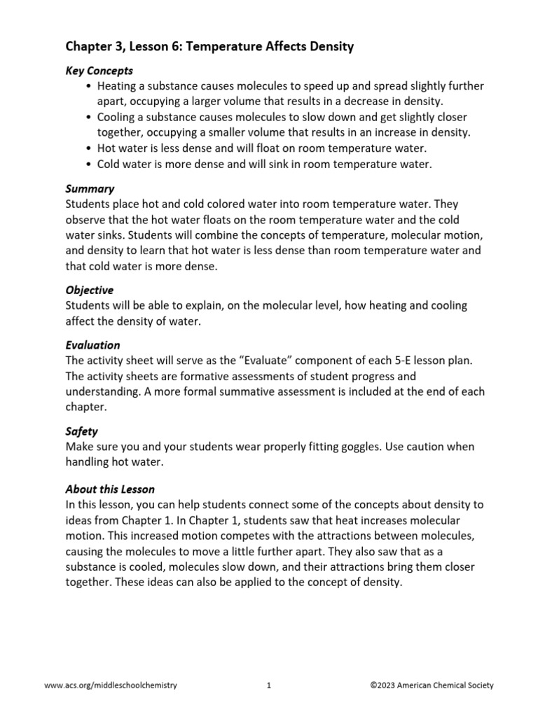 Ch3 l6 Lesson Plan | PDF