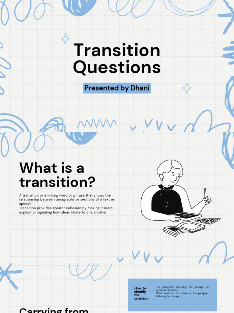 Transition Questions | PDF