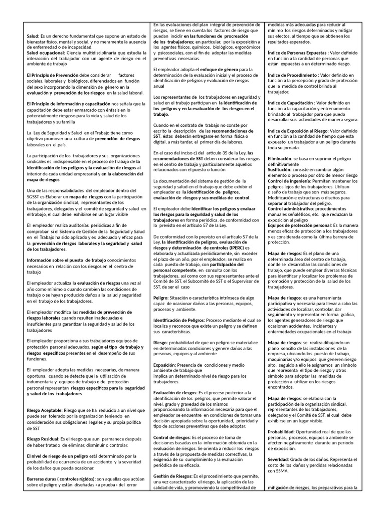 Semana N°1 SST | PDF