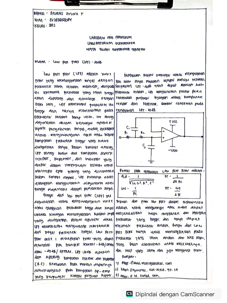 REVANADHERA P27838023084 2B2 LPF-20dB | PDF