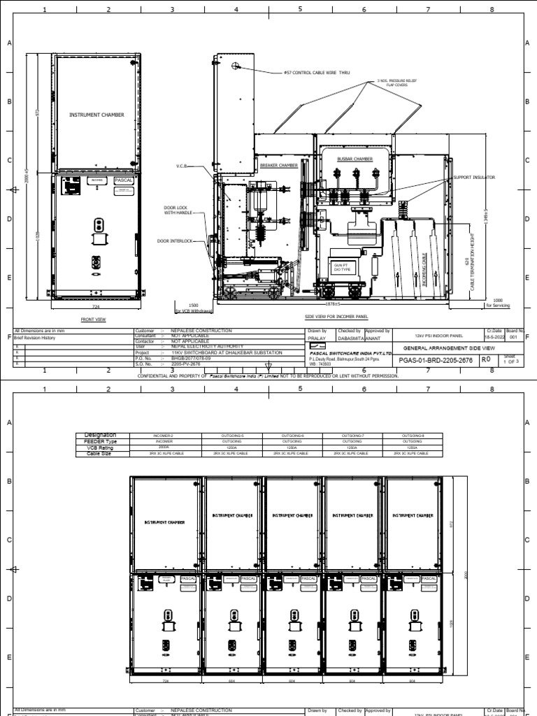 GA 11 KV Indoor Panel | PDF