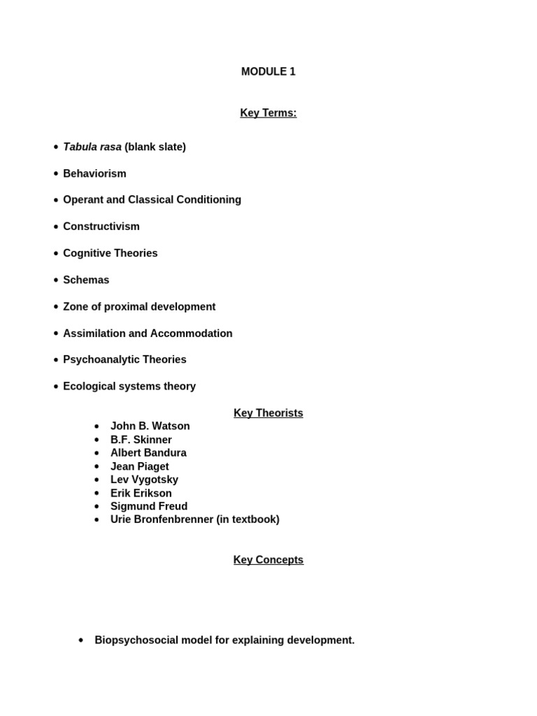 Module 1 Lecture Notes | PDF