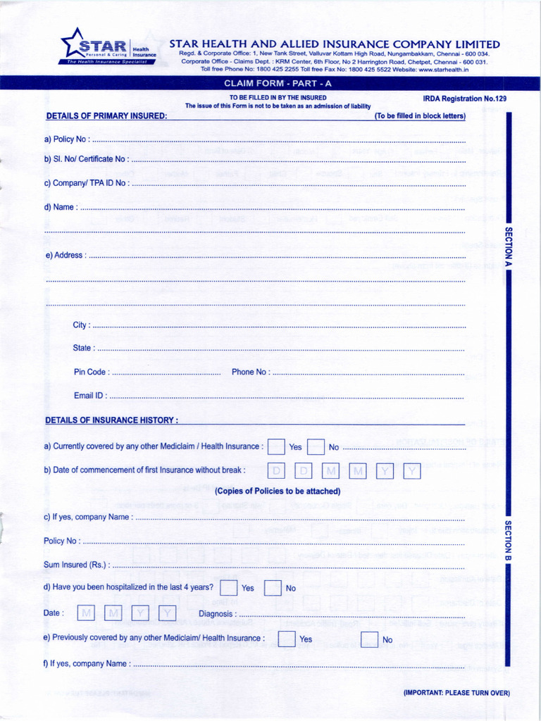 CLAIM FORM | PDF