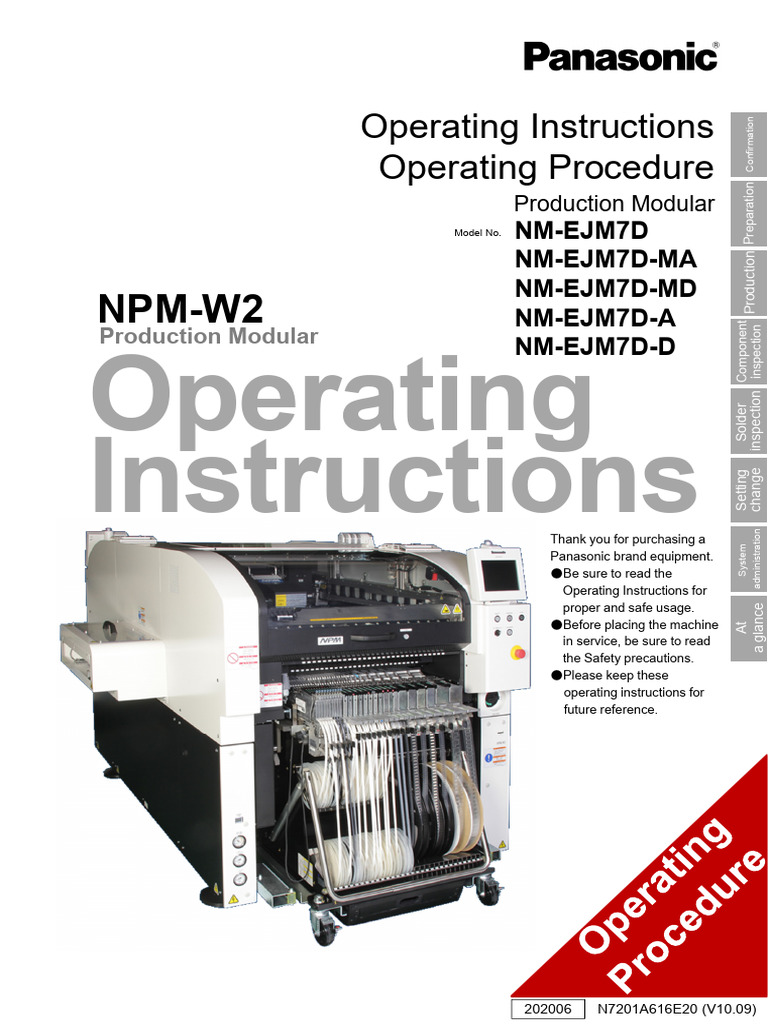 Manual de Operação NPM-W2 | PDF