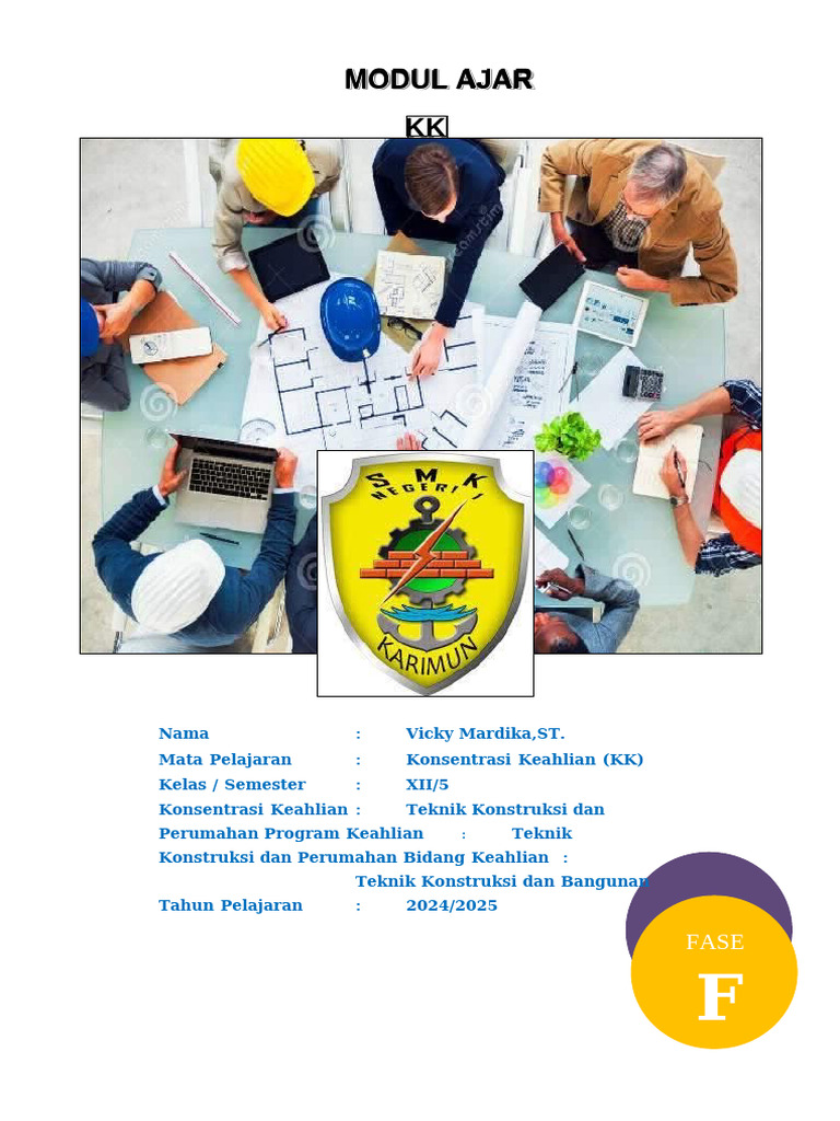 Modul Ajar KK Semster Ganjil Kelas Xii Semester 5 | PDF