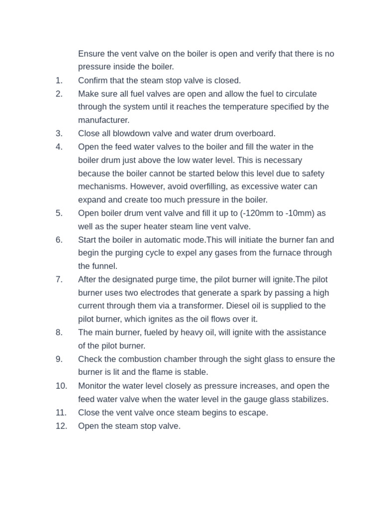 Boiler Operation 2 | PDF