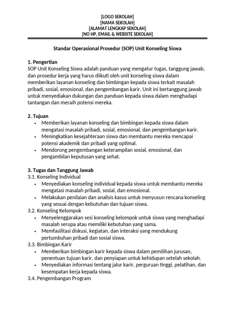 sop_unit_konseling_siswa1 | PDF