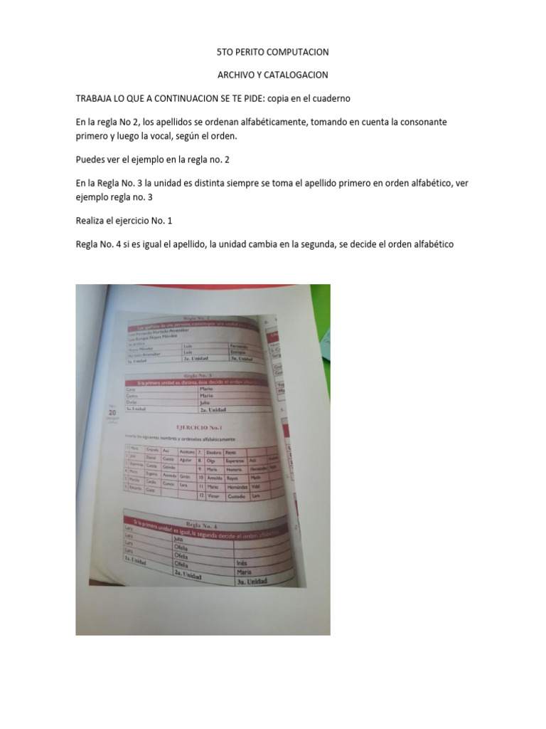 5to. PERITO EN COMPUTACION TAREAS | PDF