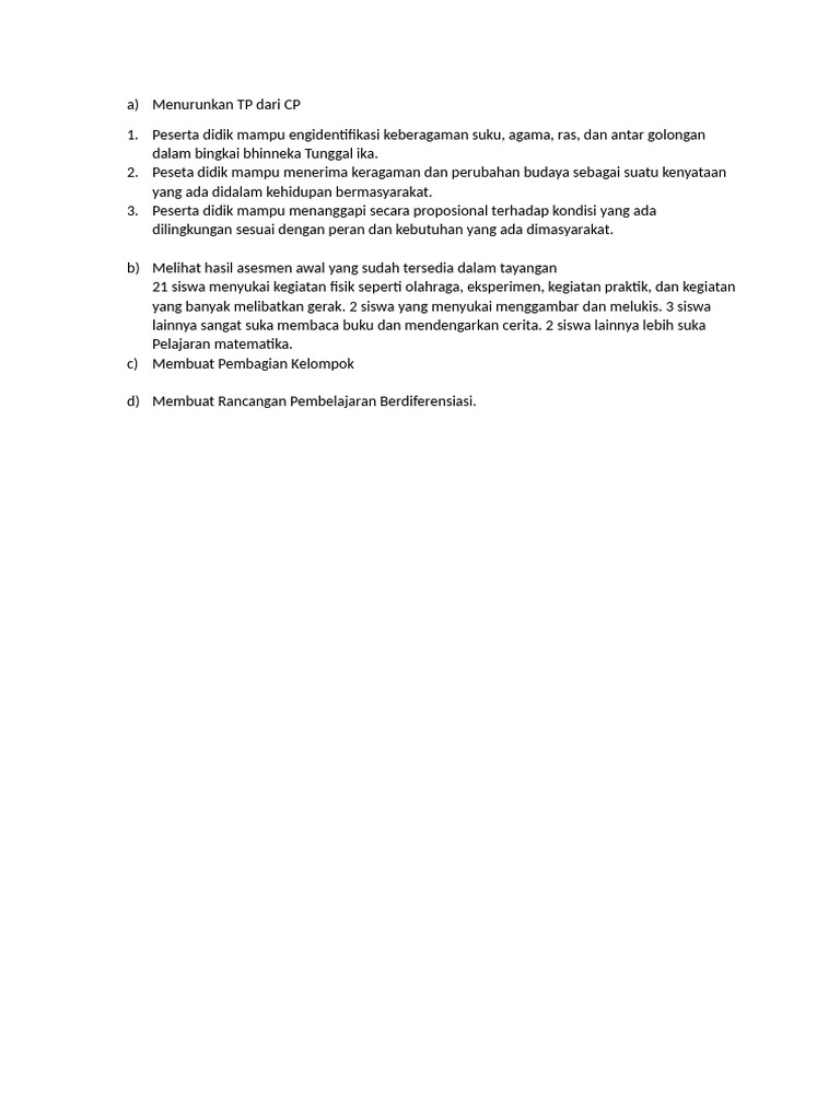 Peserta Didik Mampu Engidentifikasi Keberagaman Suku | PDF