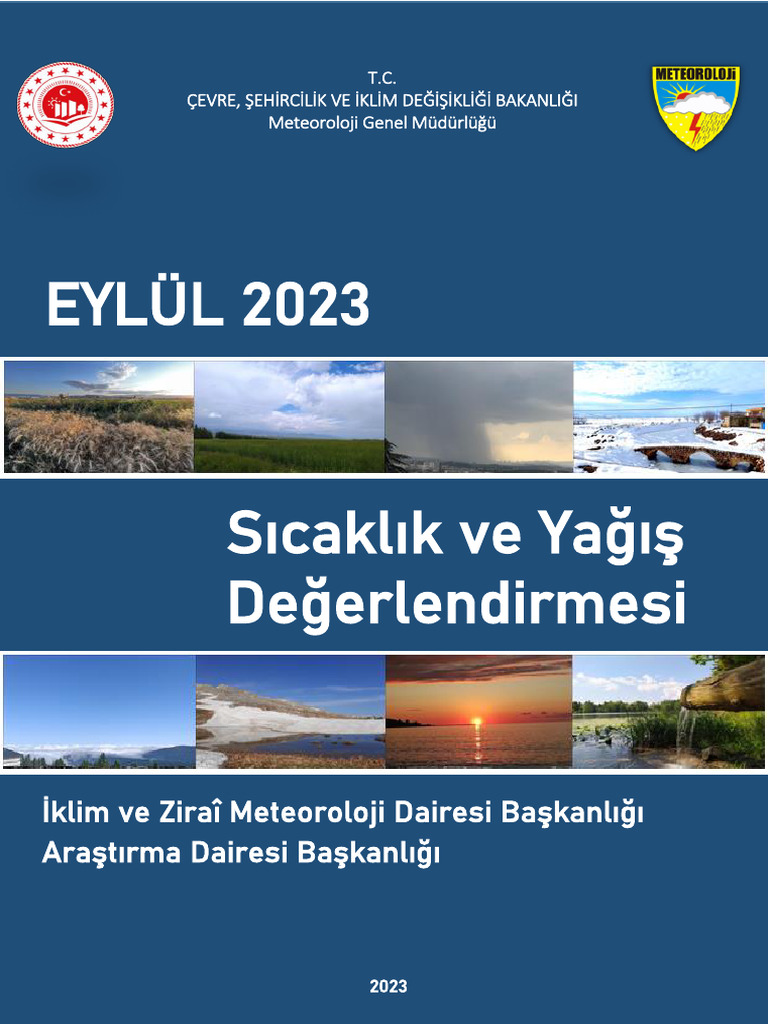 Eylul SicaklikYagis Bulten | PDF