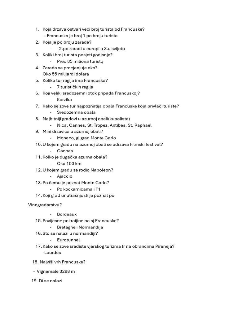 Pitanja i Odgovori | PDF