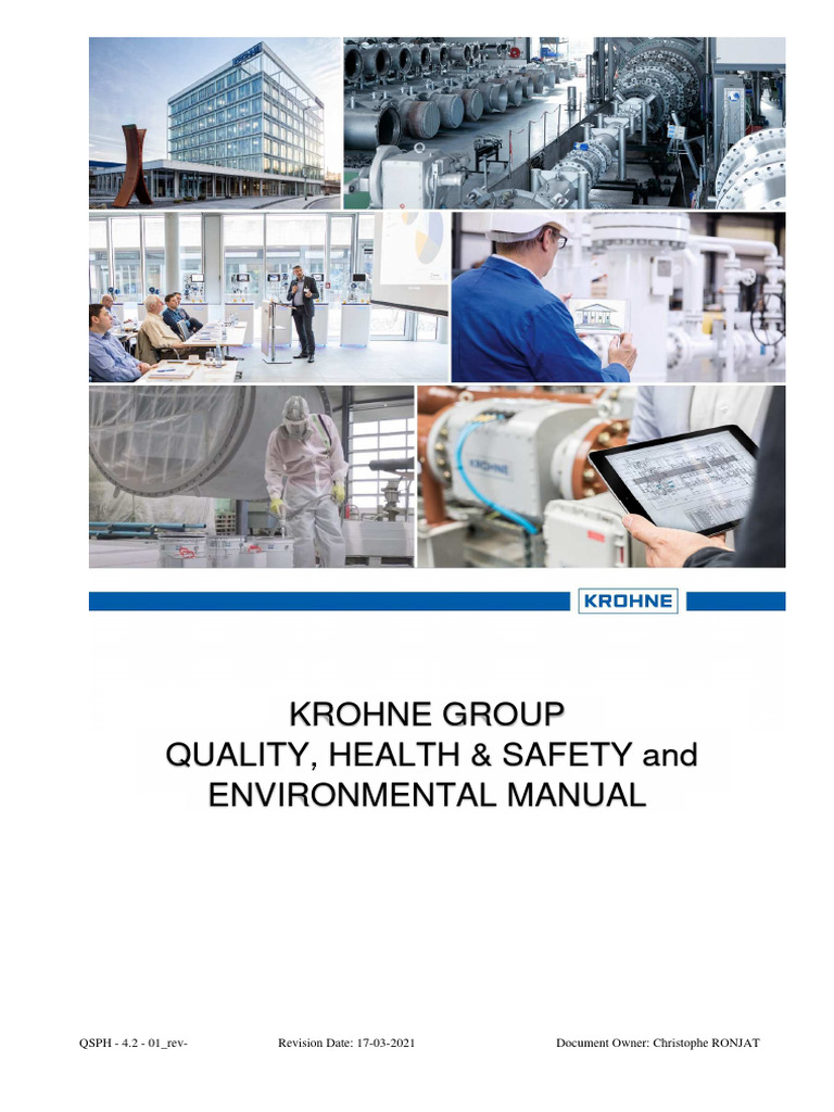 krohne-group-qhse-manual-2021 | PDF