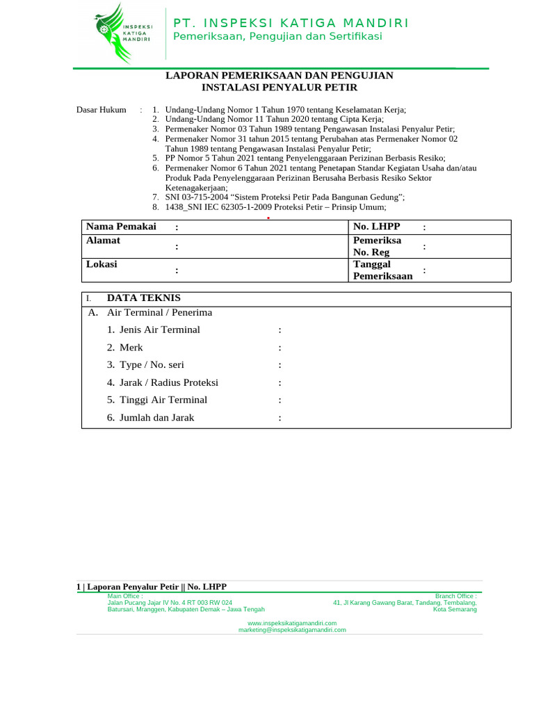 IPP Ceklis Kosong | PDF