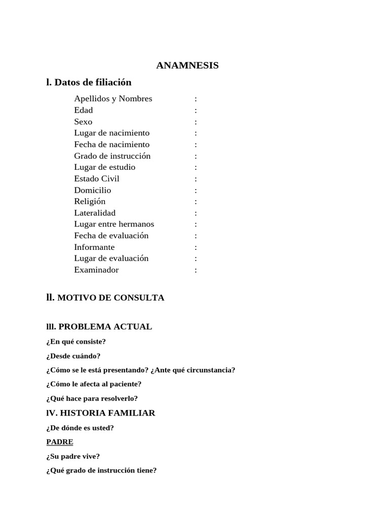 Modelo Anam Preguntas y Respuestas | PDF