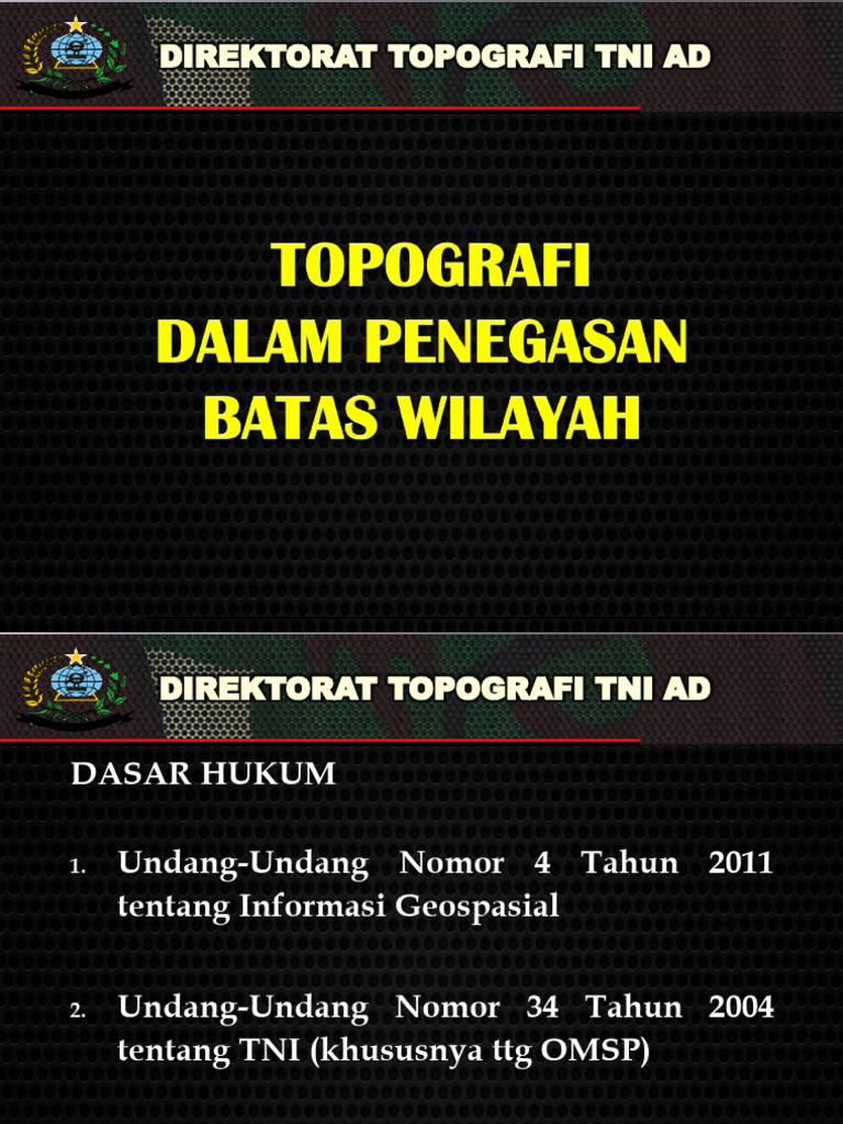 Paparan Dittopad - ToT Batas Desa - 22.09.2021 | PDF