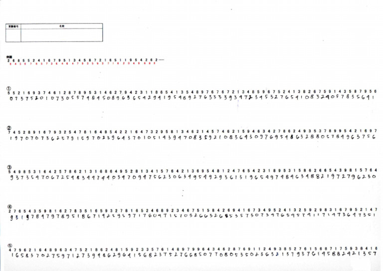 Kunci Jawaban Soal Matematika Kreplin | PDF