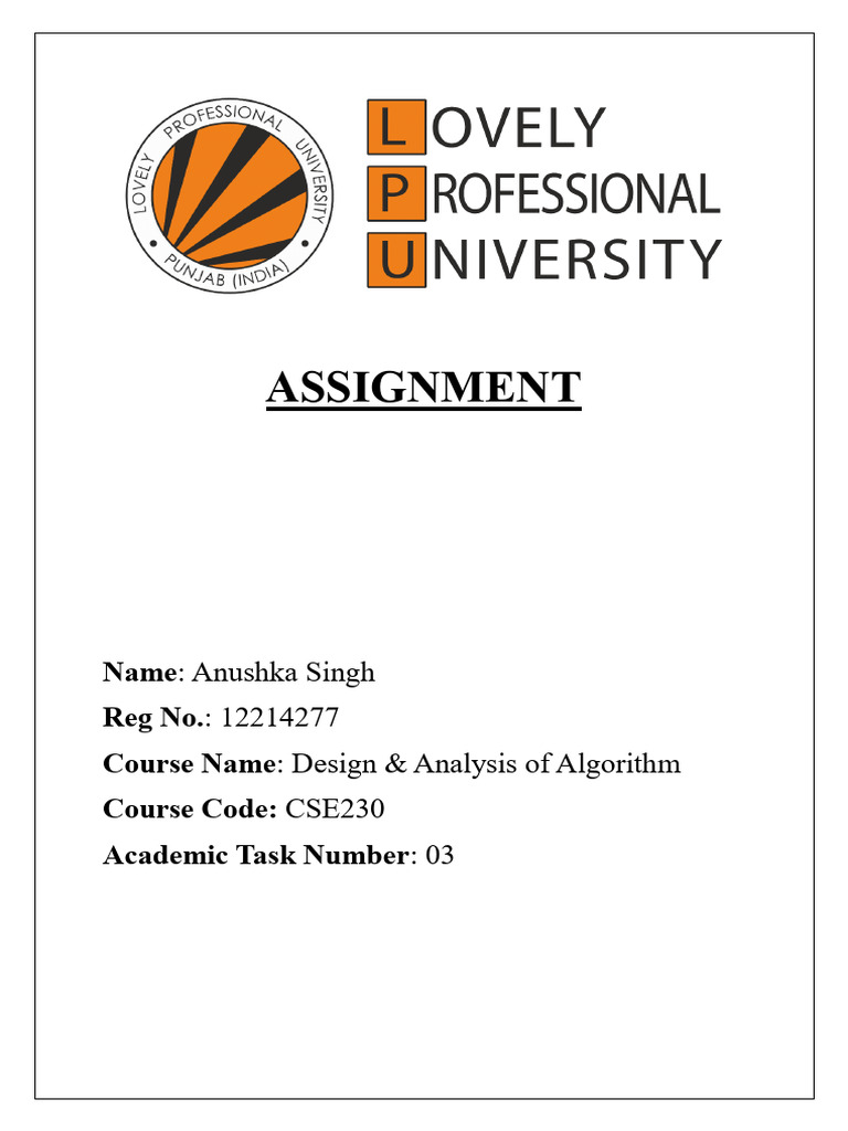 ASSIGNMEN1 | PDF