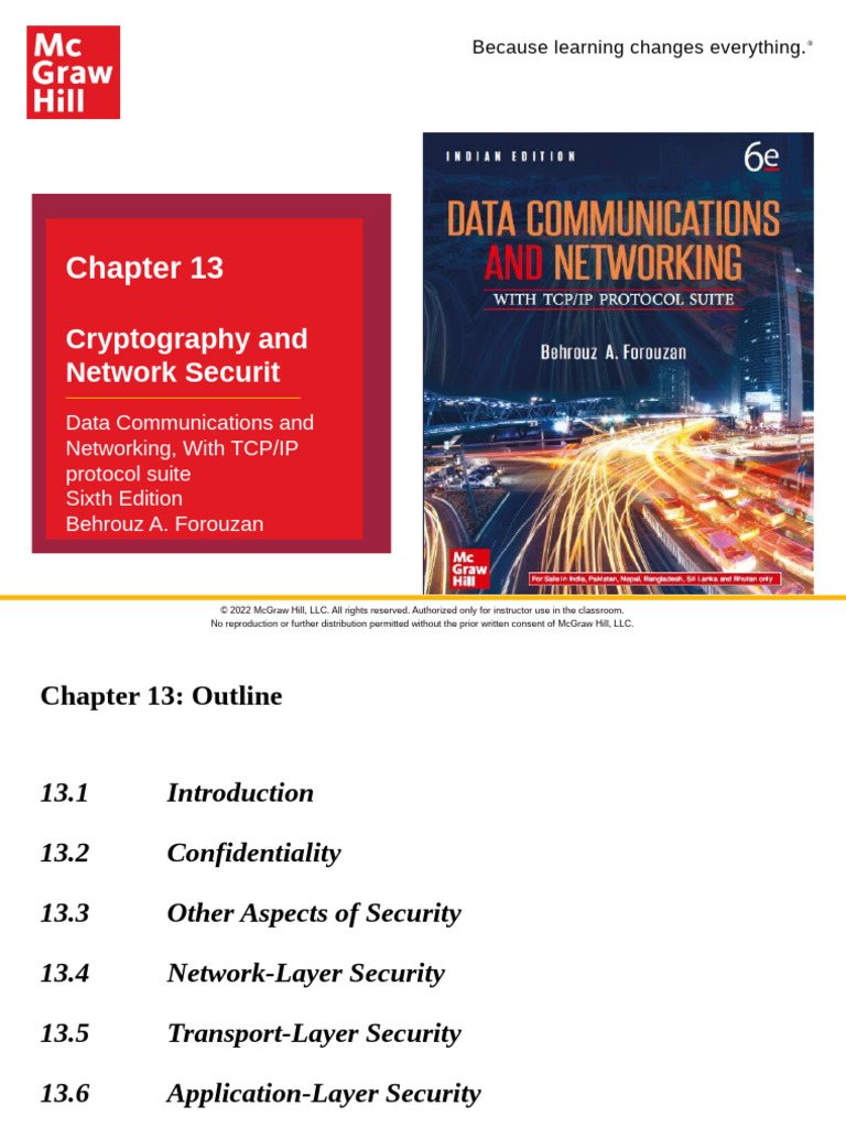 Forouzan6e Ch13 PPTs Accessible | PDF