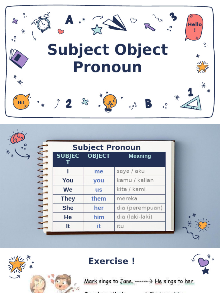 Efk5 Subject and Object Pronoun | PDF