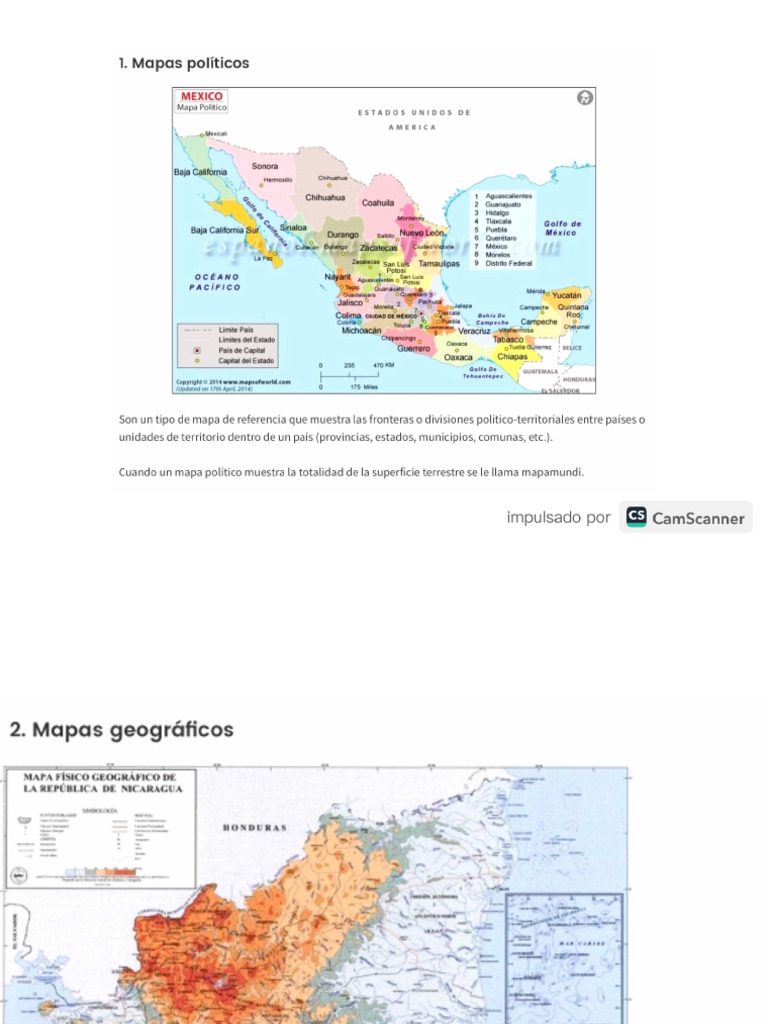 Tipos de Mapas | PDF