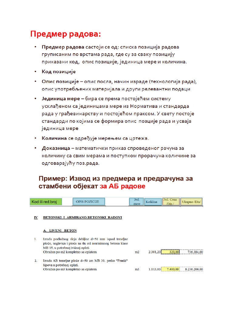 Predmer - Organizacija Gradjenja | PDF