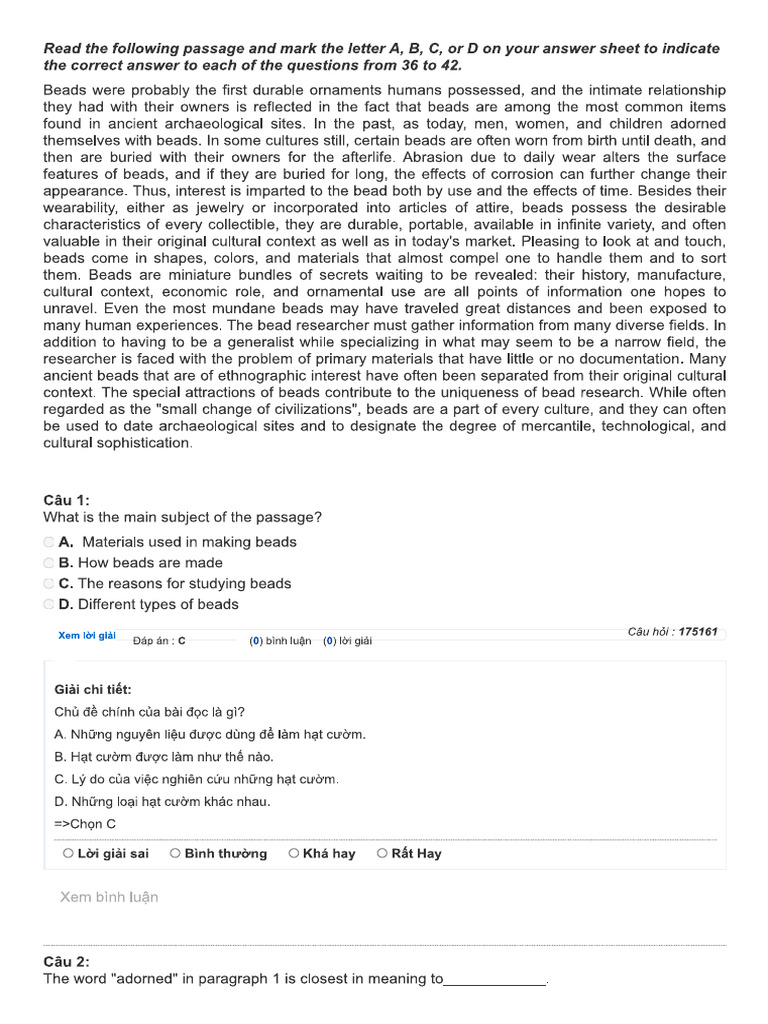 MU Reading-Bead | PDF