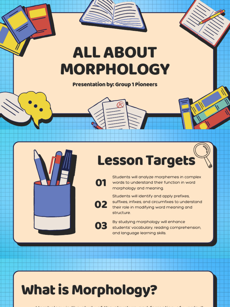 THE-MORPHOLOGY. (A More Simple Explanation) | PDF | Word | Morphology ...